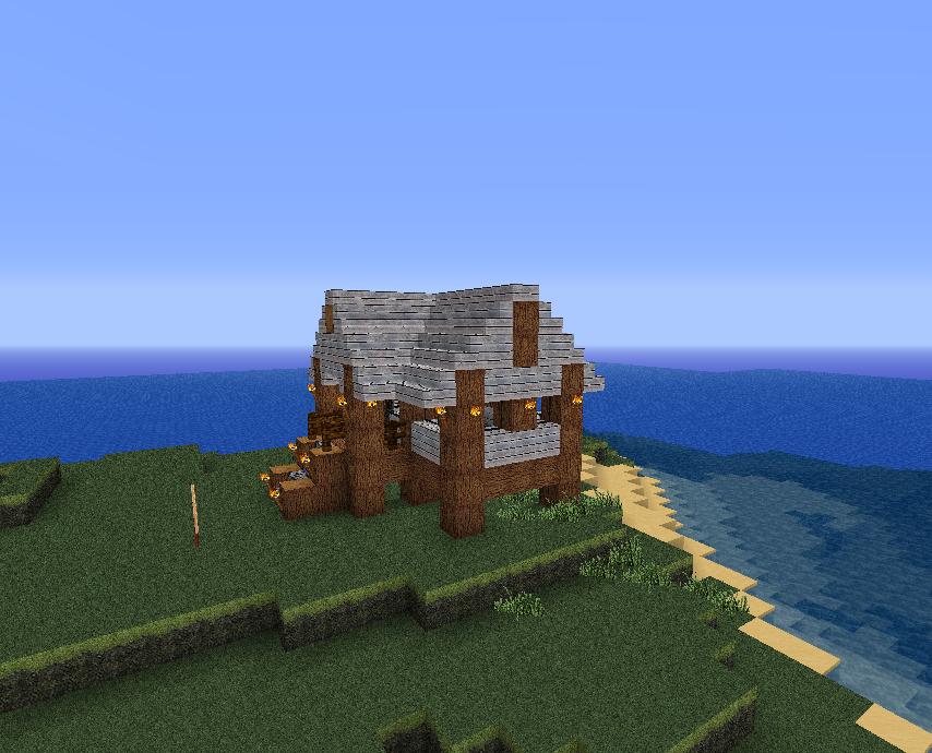 Survival Hut Minecraft Map