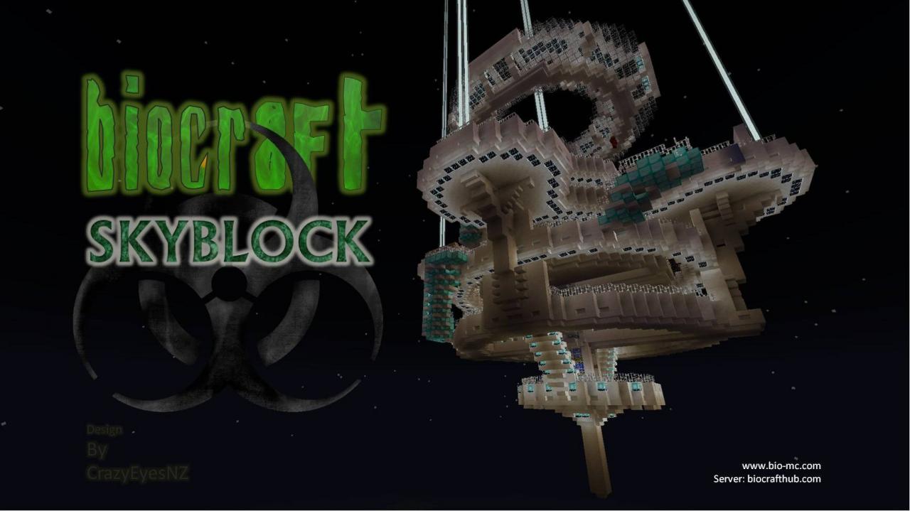 biocraft SkyBlock Spawn Minecraft Map