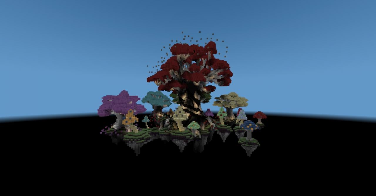 Islands of Crazy Trees - Timelapse Minecraft Map