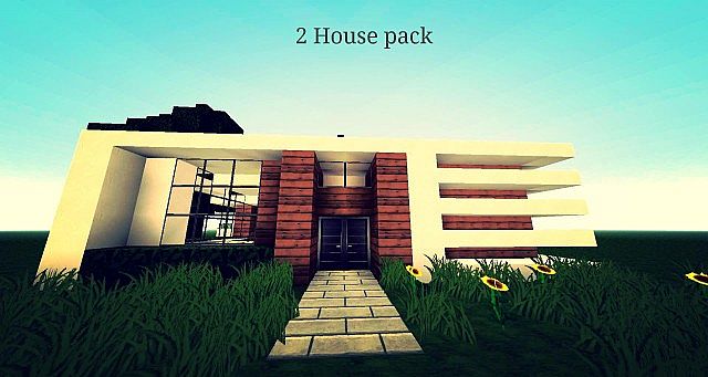 2 Modern House pack Minecraft Map