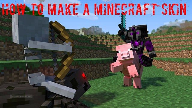 How to make a minecraft skin!