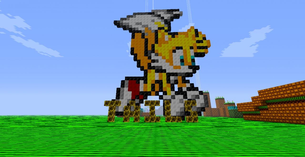 Tails pixel Minecraft Project