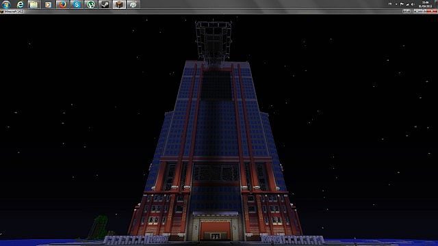 Minecraft Saints row The Third QG des Qaints Minecraft Map