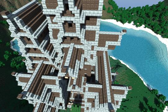 The rustic temple -an amazing rustic build by poohcraft Minecraft Map