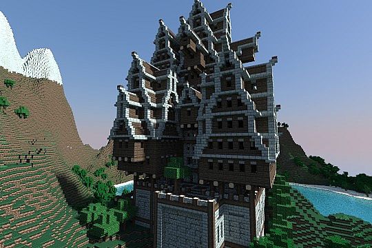 The rustic temple -an amazing rustic build by poohcraft Minecraft Map