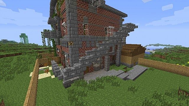 old brick house Minecraft Map