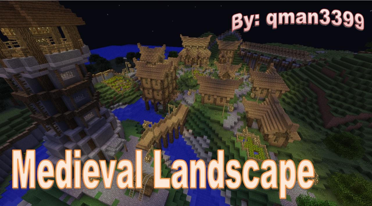 Medieval landscape Minecraft Map