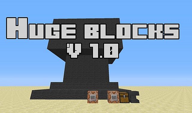 Huge blocks V1.0 Minecraft Map