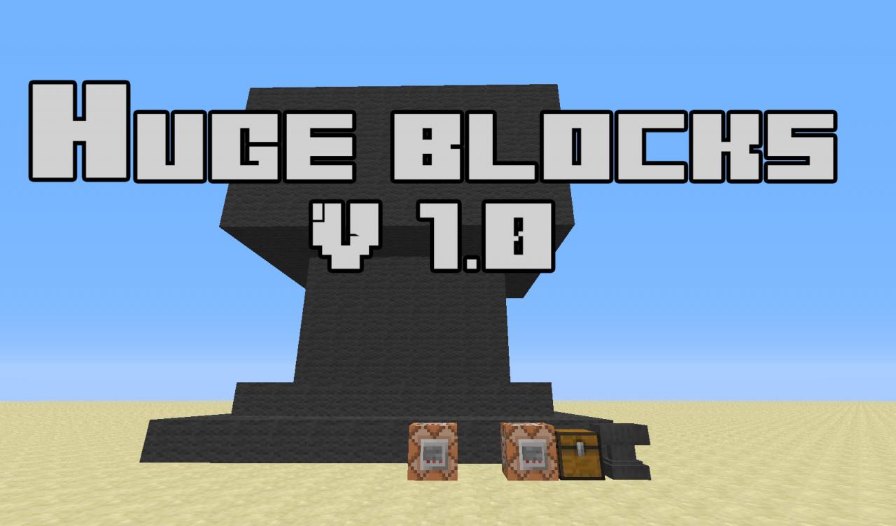 Huge blocks V1.0 Minecraft Map