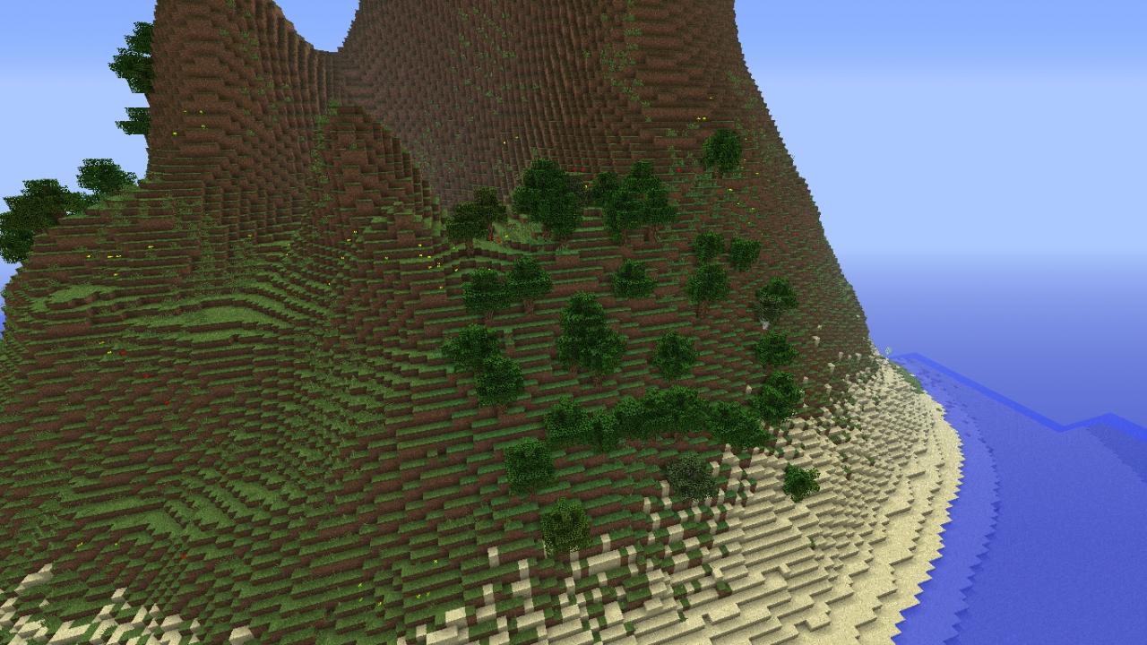 Playable Custom Built Island Minecraft Map
