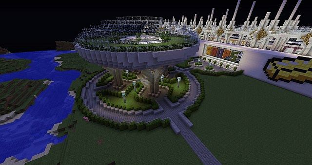 Spawn Building Minecraft Map