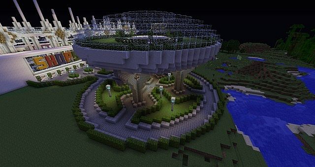 Spawn Building Minecraft Map