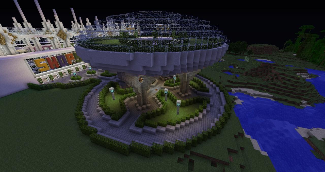 Spawn Building Minecraft Map