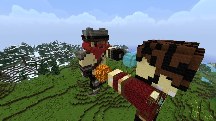 Yogscast Fight! Lewis Vs. Simon Minecraft Map