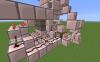 Expandable 3 high flush door Minecraft Map
