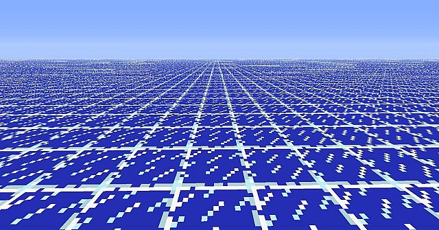 glass world Minecraft Map