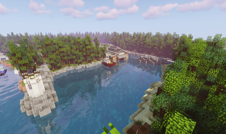 Universal Jaws The ride and Amity Island Minecraft Map