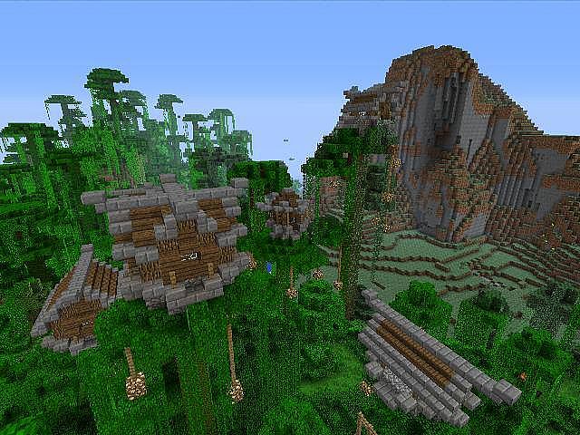 Nordic Jungle Village Minecraft Map
