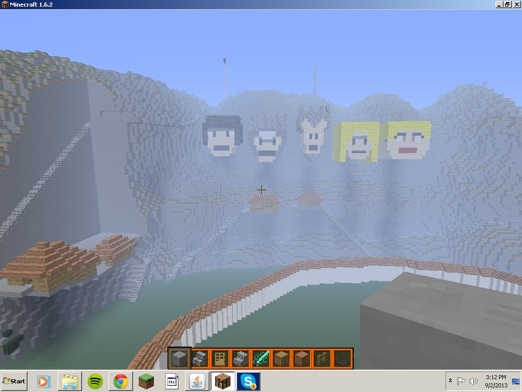 A Naruto world. Minecraft Map