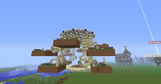 Analog Redstone Clock tower Minecraft Map