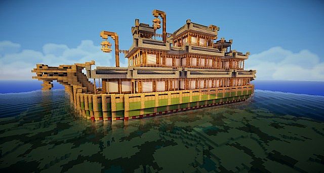 Grand Dragon Boat Minecraft Map