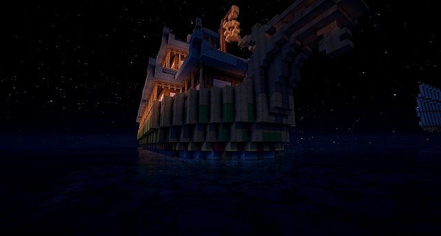 Grand Dragon Boat Minecraft Project