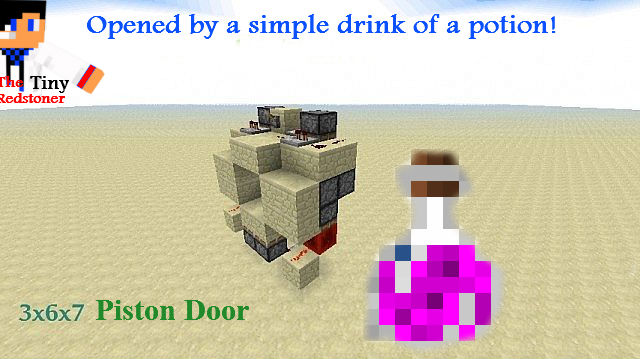 Redstone: Potion of Door Opening Minecraft Map