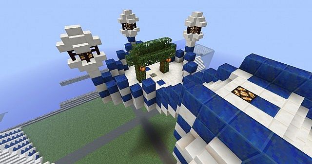 Amazing lapis and Quartz Super-Spawn Minecraft Map