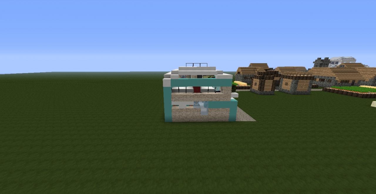 Modern House 10x10 Minecraft Map