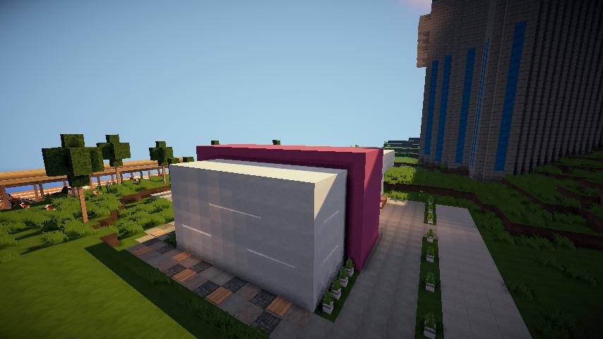 Clean - a modern house Minecraft Map