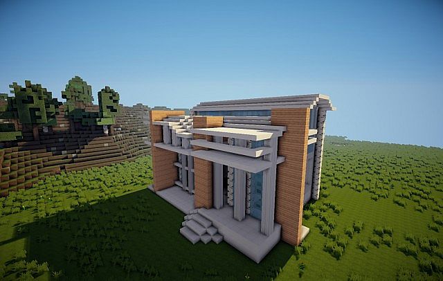 Curvature modern house Minecraft Map
