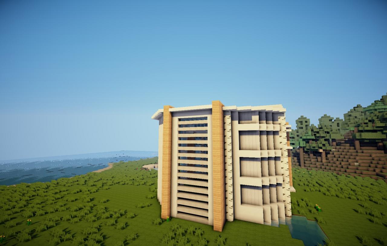 Curvature modern house Minecraft Map