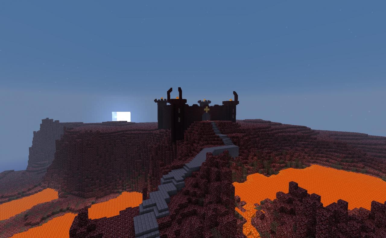 Nether Castle Minecraft Map