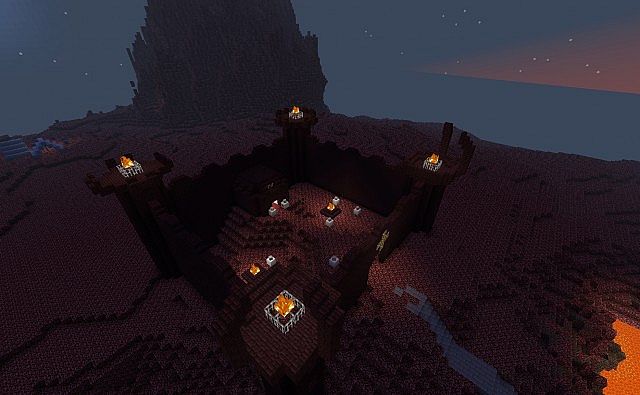 Nether Castle Minecraft Map