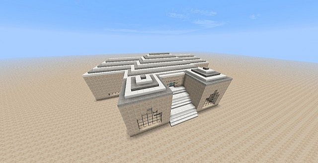 A Sandstone house Minecraft Map