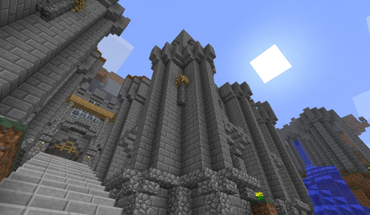 epic medieval castle Minecraft Map