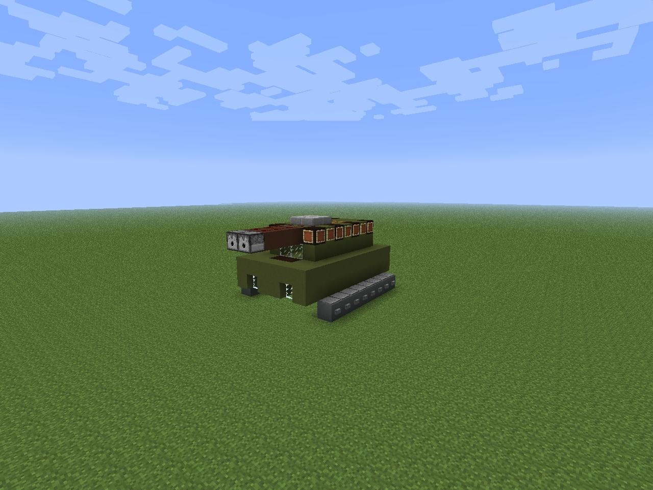 A tank with working cannons! Minecraft Map
