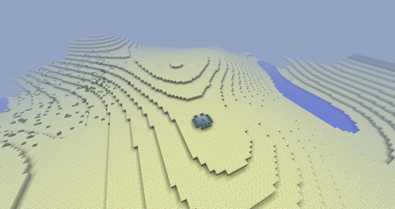 4 biome survival Minecraft Map