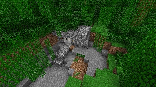 Cobble Cave with Stuff!(The rest is up to you!) Minecraft Map
