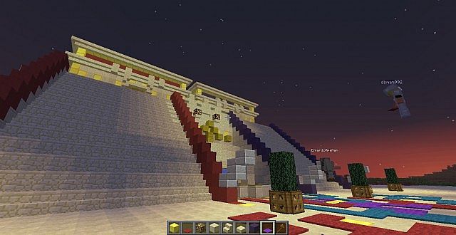 Templo Mayor Market Minecraft Map