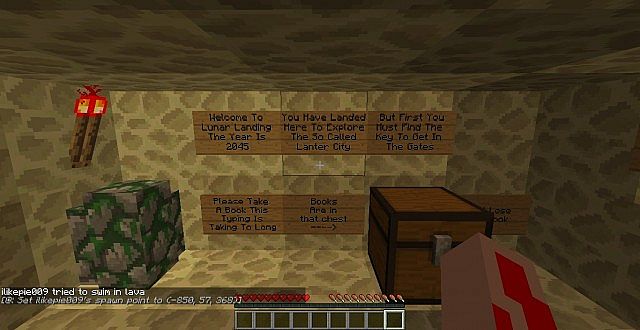 Lunar Landing Minecraft Map