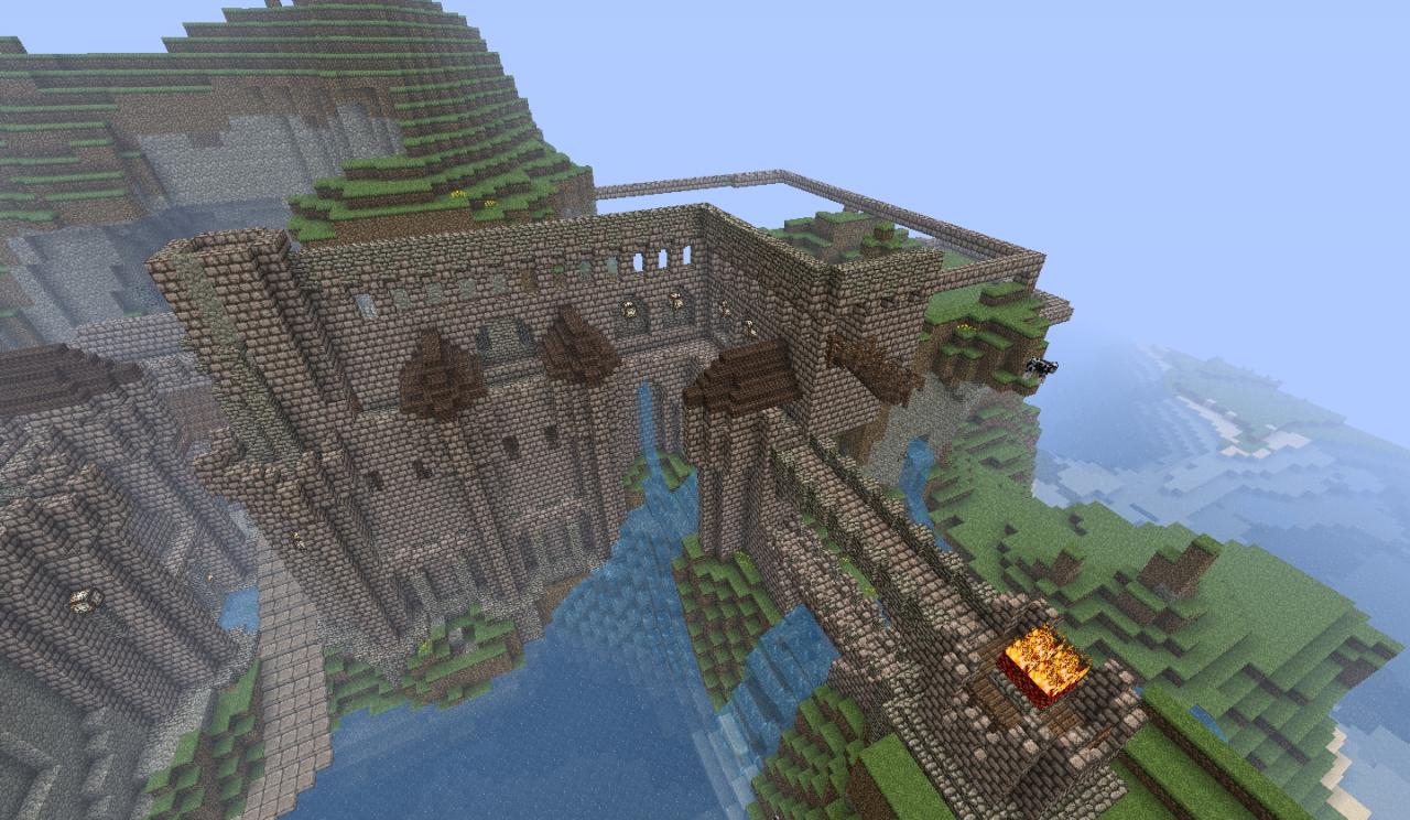 epic medieval castle Minecraft Map