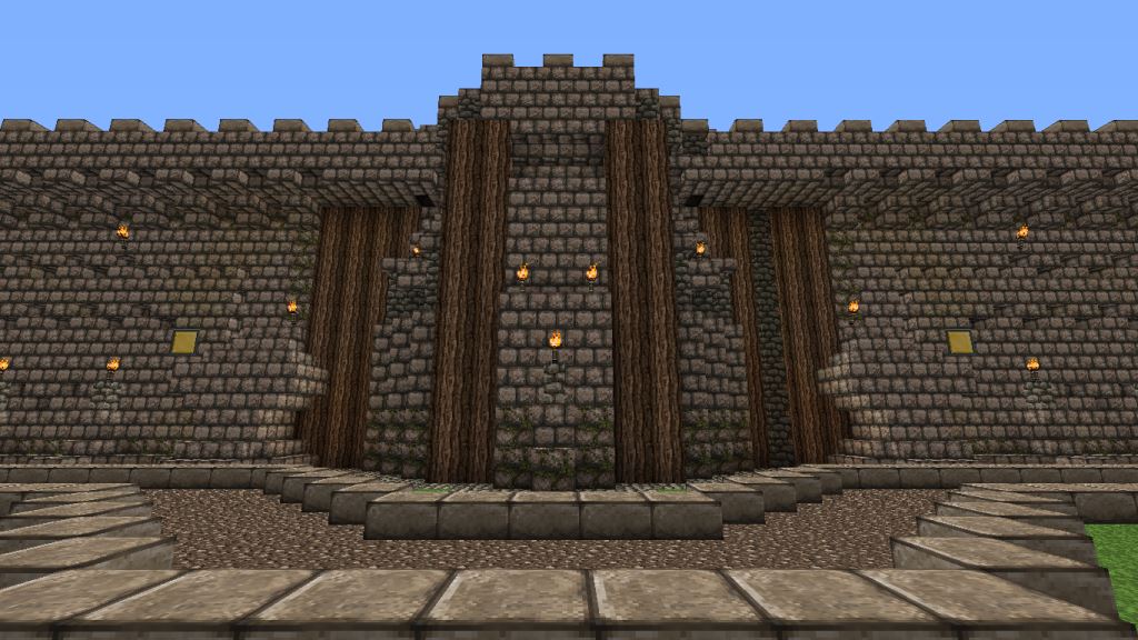 Ancient Wall Hub Minecraft Map