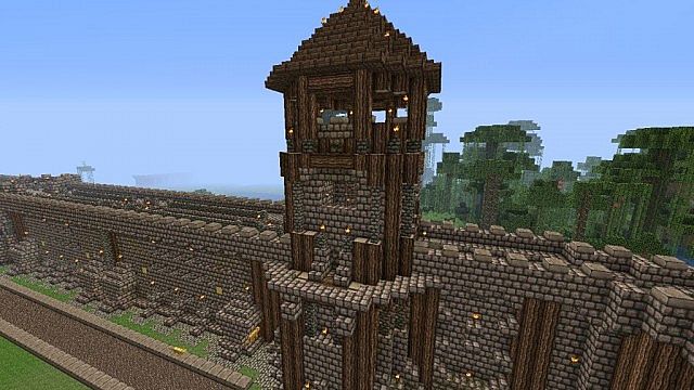 Ancient Wall Tower Minecraft Map