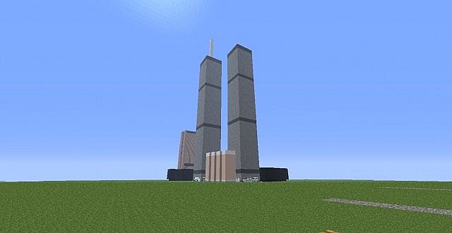 Old World Trade Center Complex. 1:5 Scale Minecraft Map