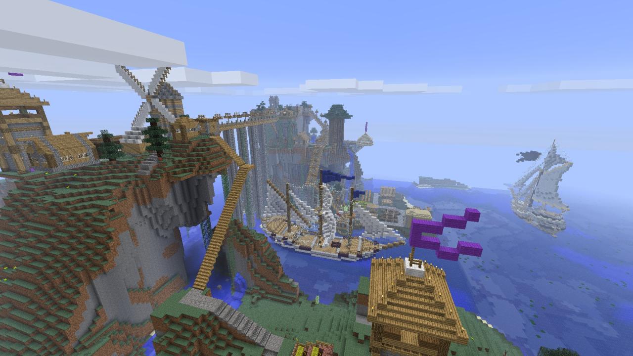 rustic town Minecraft Map