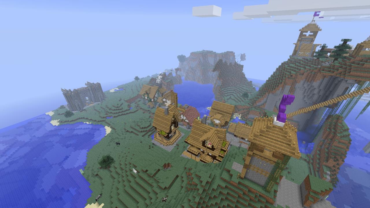 rustic town Minecraft Map