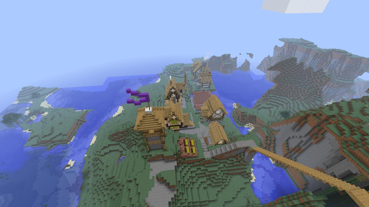 rustic town Minecraft Map
