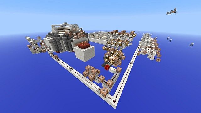 Sky Pillar PVP Minecraft Map