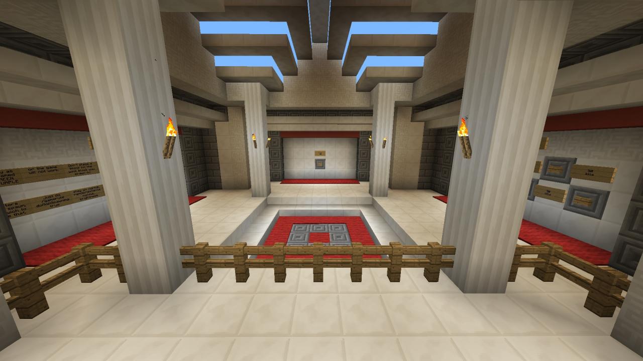 Sky Pillar PVP Minecraft Map